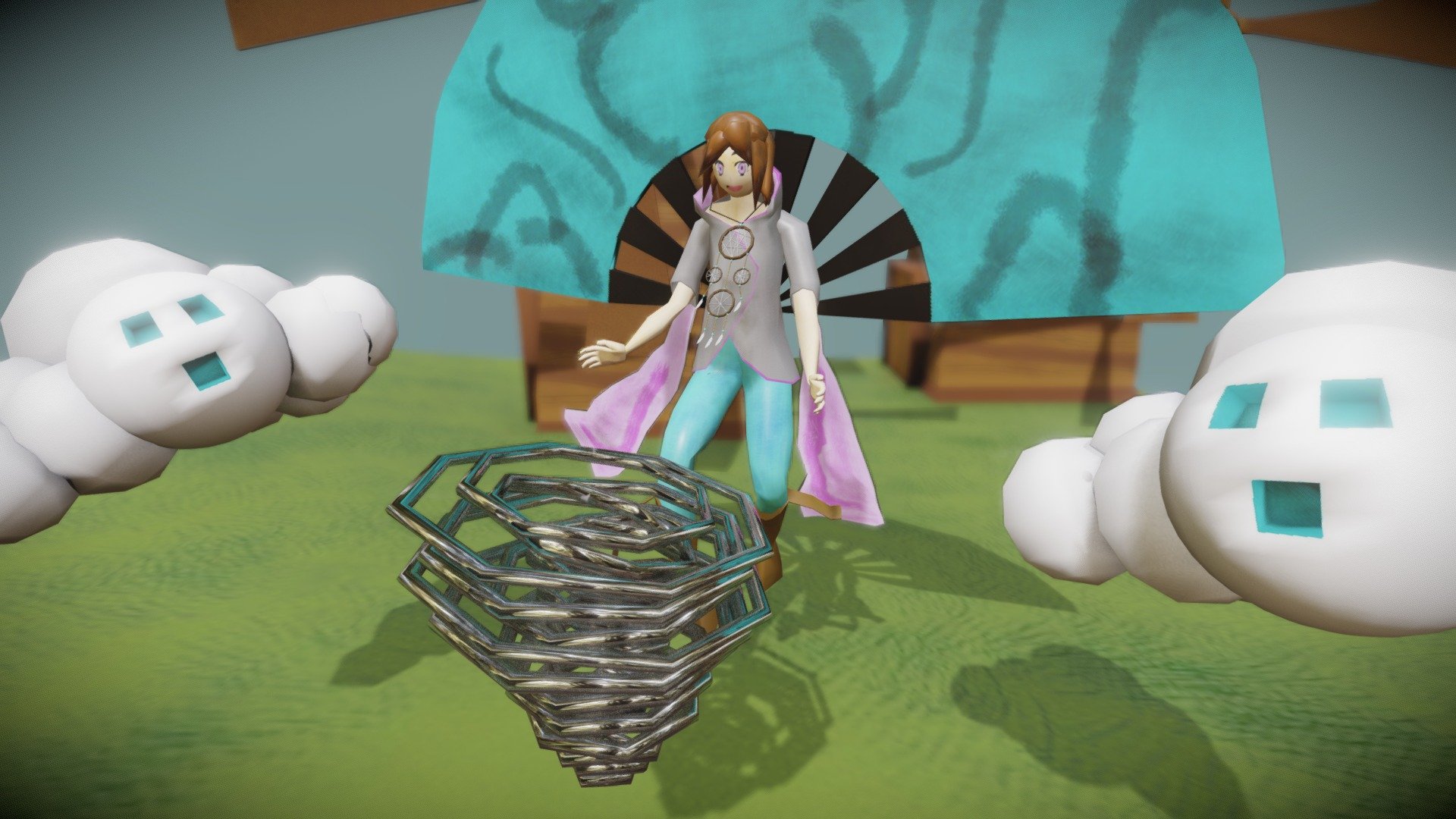Wind elementalist - 3D model by elberra0 [6c9b2c2] - Sketchfab