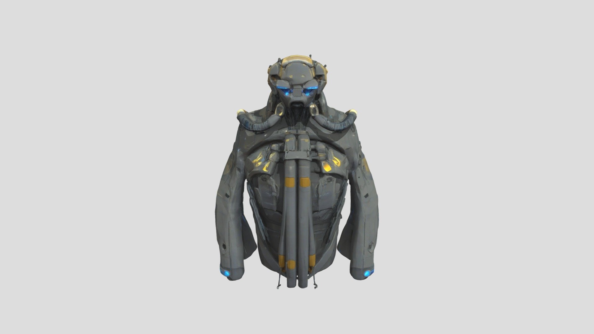 Cyber Sentinel - Download Free 3D model by 𝖟𝖙𝖗𝖟𝖙𝖗 (@ztrztr3) [6c9b76b] - Sketchfab