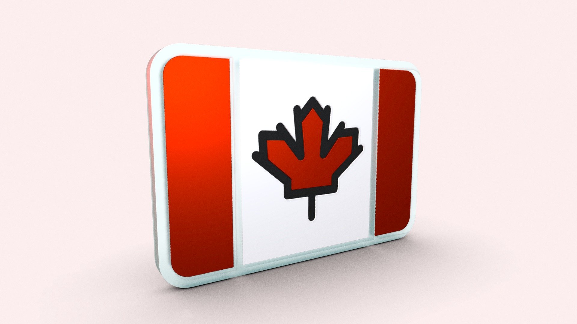 3D Crystalized Canada Flag - Buy Royalty Free 3D model by Código Píxel ...