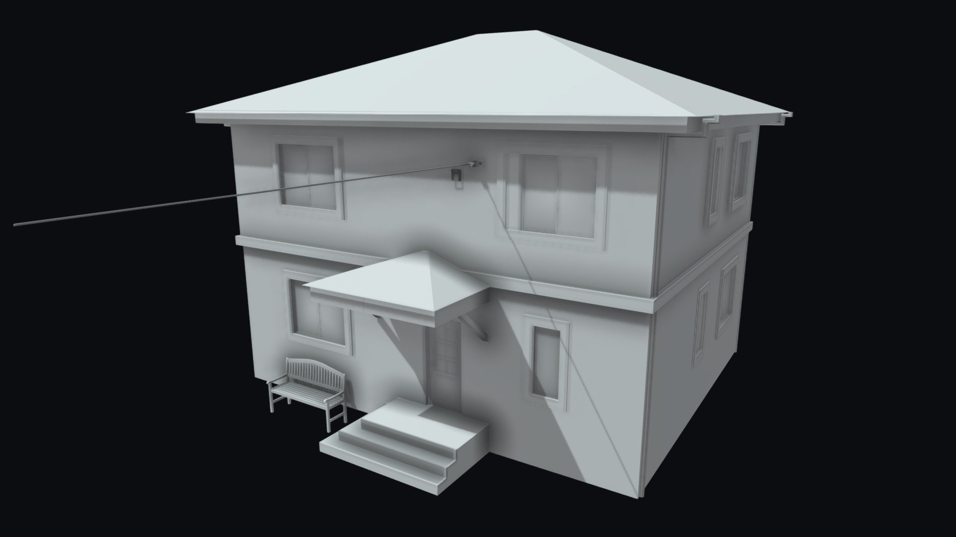 House - Download Free 3D model by daniel_marsovich (@danmars) [6c9e787 ...