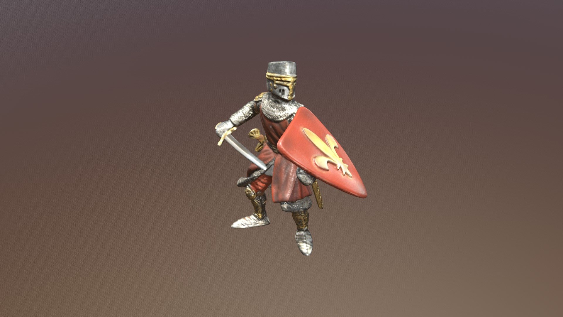 Knight With Sword And Shield - Download Free 3D model by campkb ...