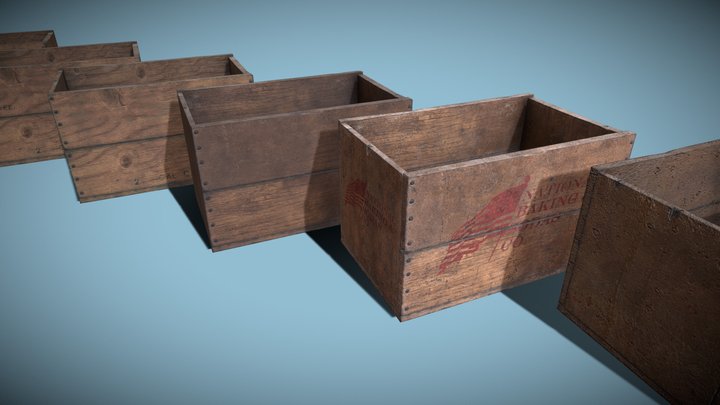 Shipping-box 3D models - Sketchfab