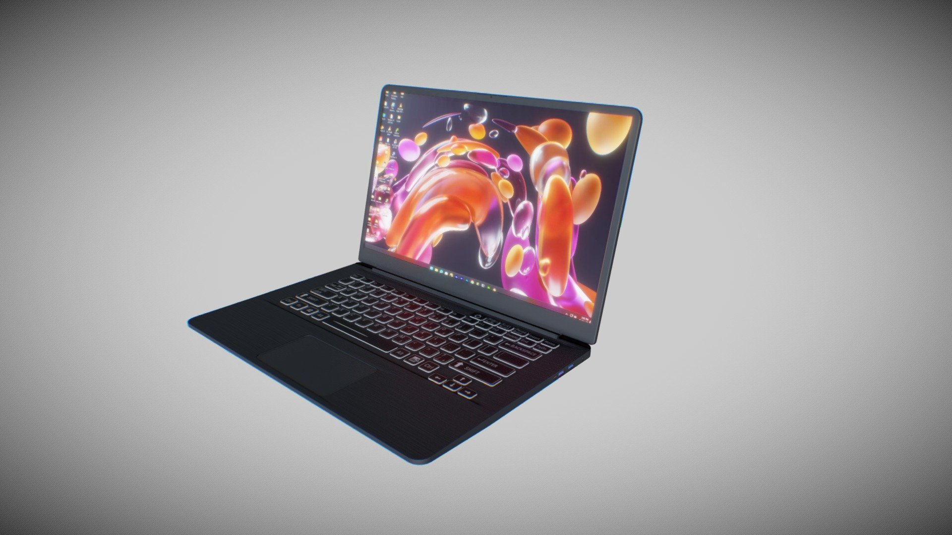 Laptop - 3D model by Aditya Chatterjee (@stevenflame65) [6c9ebc9 ...