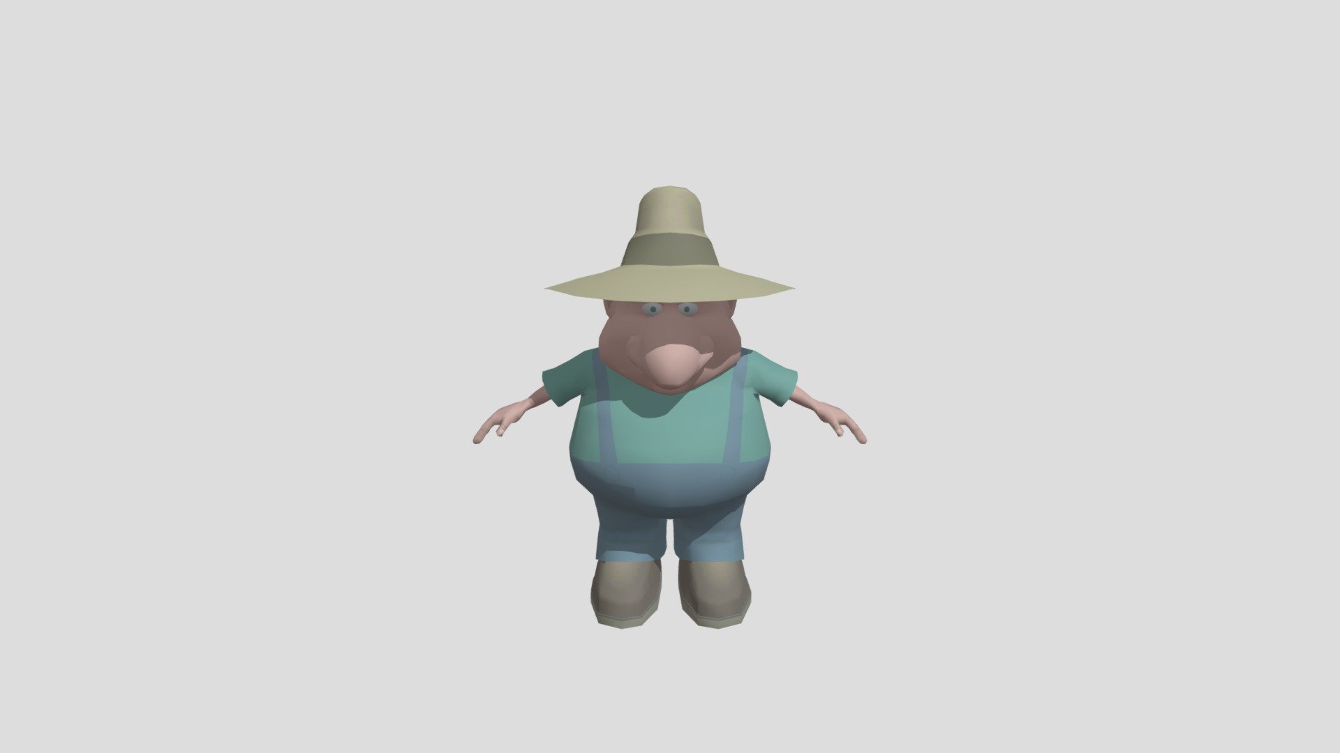 PC Computer - Barnyard - Farmer (1) - Download Free 3D model by ...