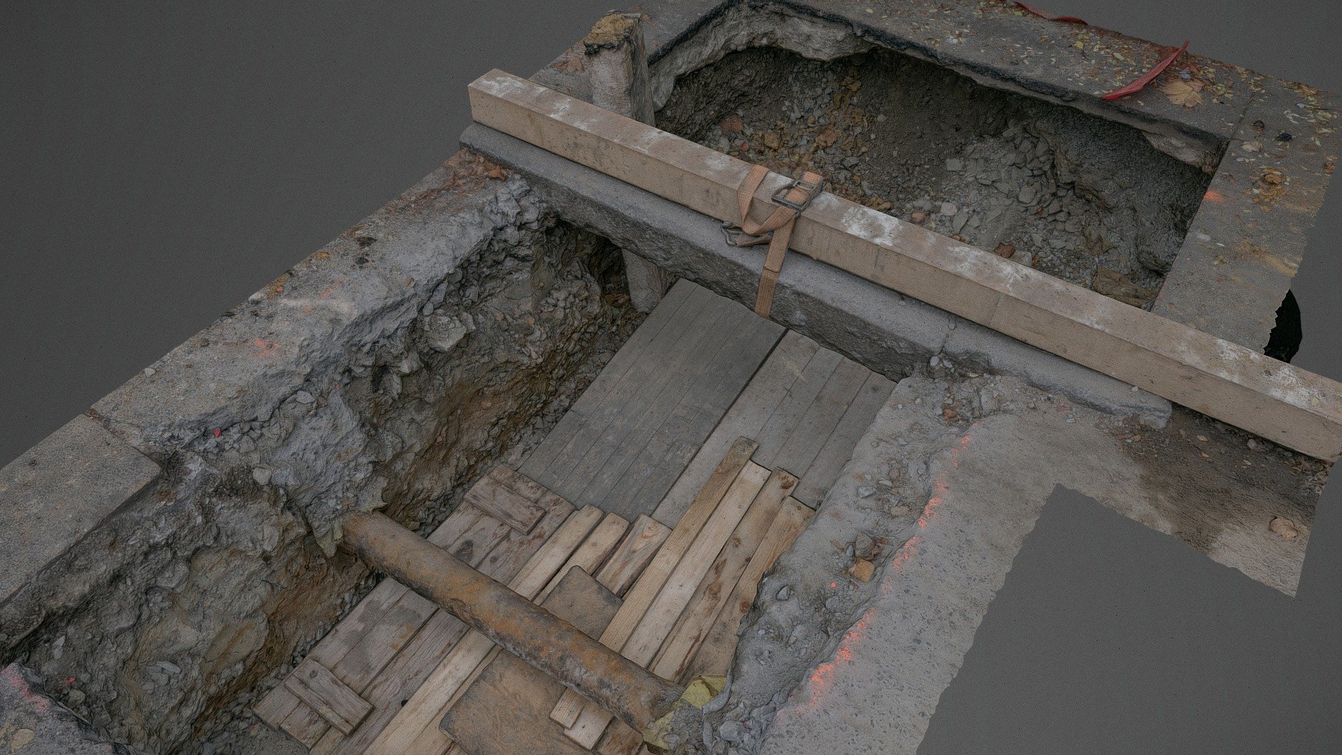 Heating pipe dig - Buy Royalty Free 3D model by matousekfoto [6ca1aea ...