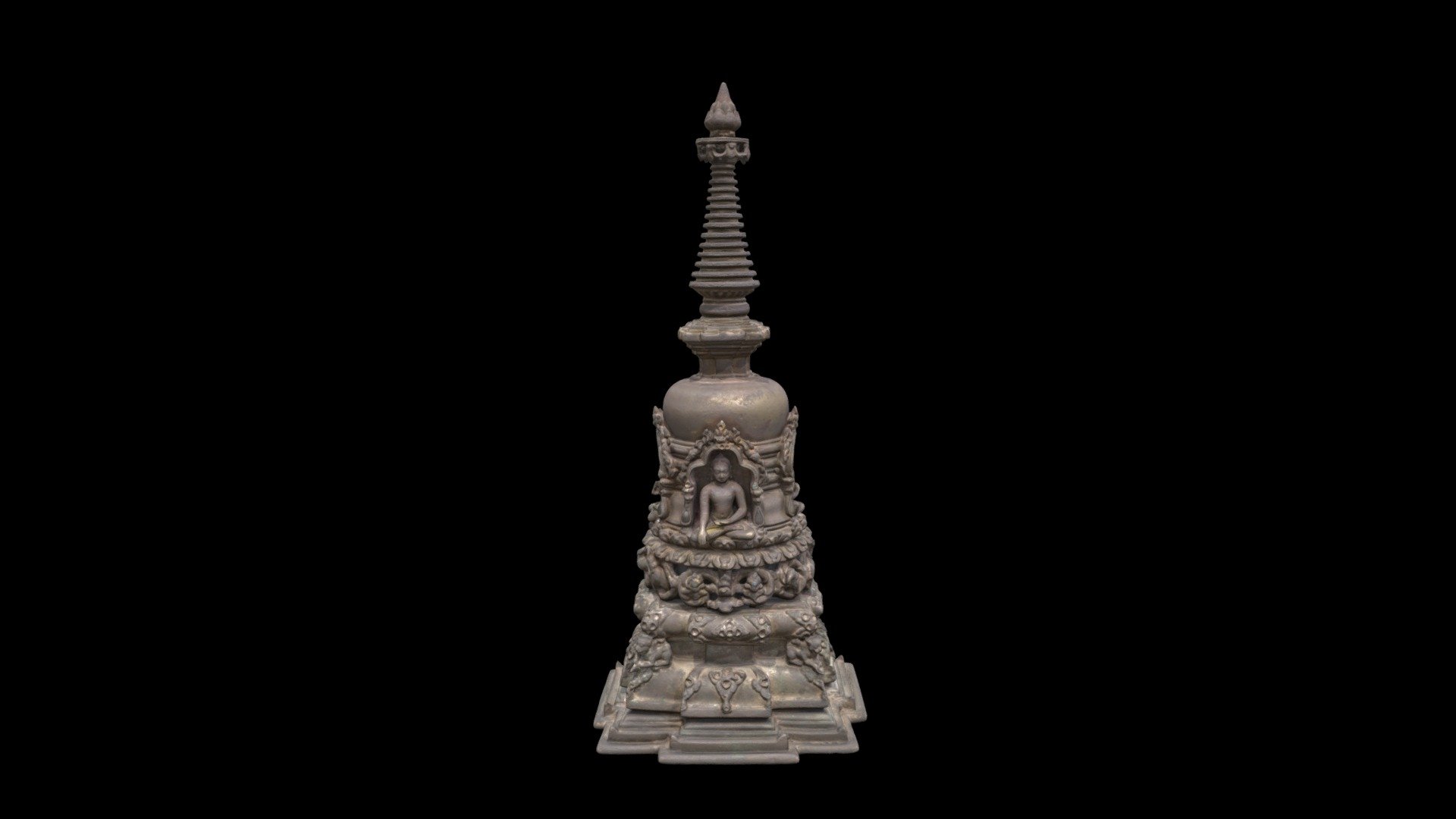 Miniature Votive Stupa by Peter Farell | Download free STL model ...
