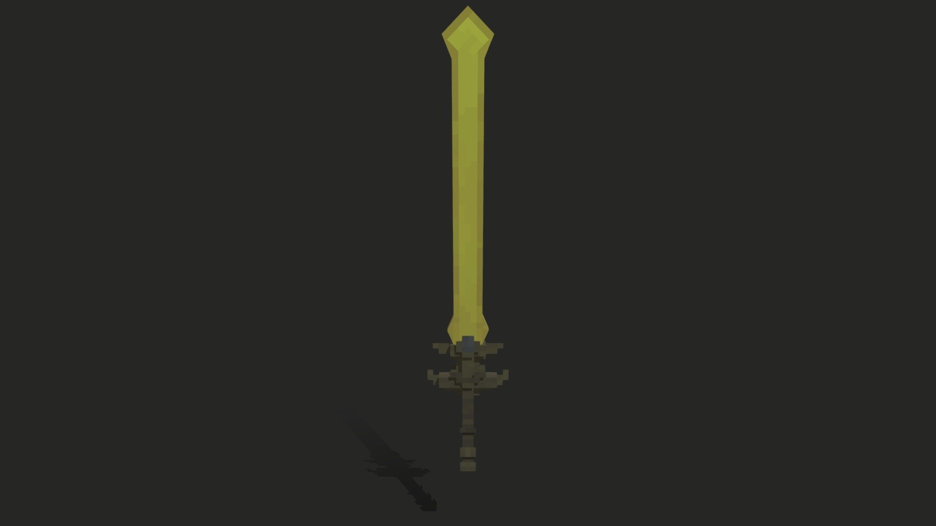 Golden Sword - 3D model by Megikyle (@Megikyle15) [6ca1b9d] - Sketchfab