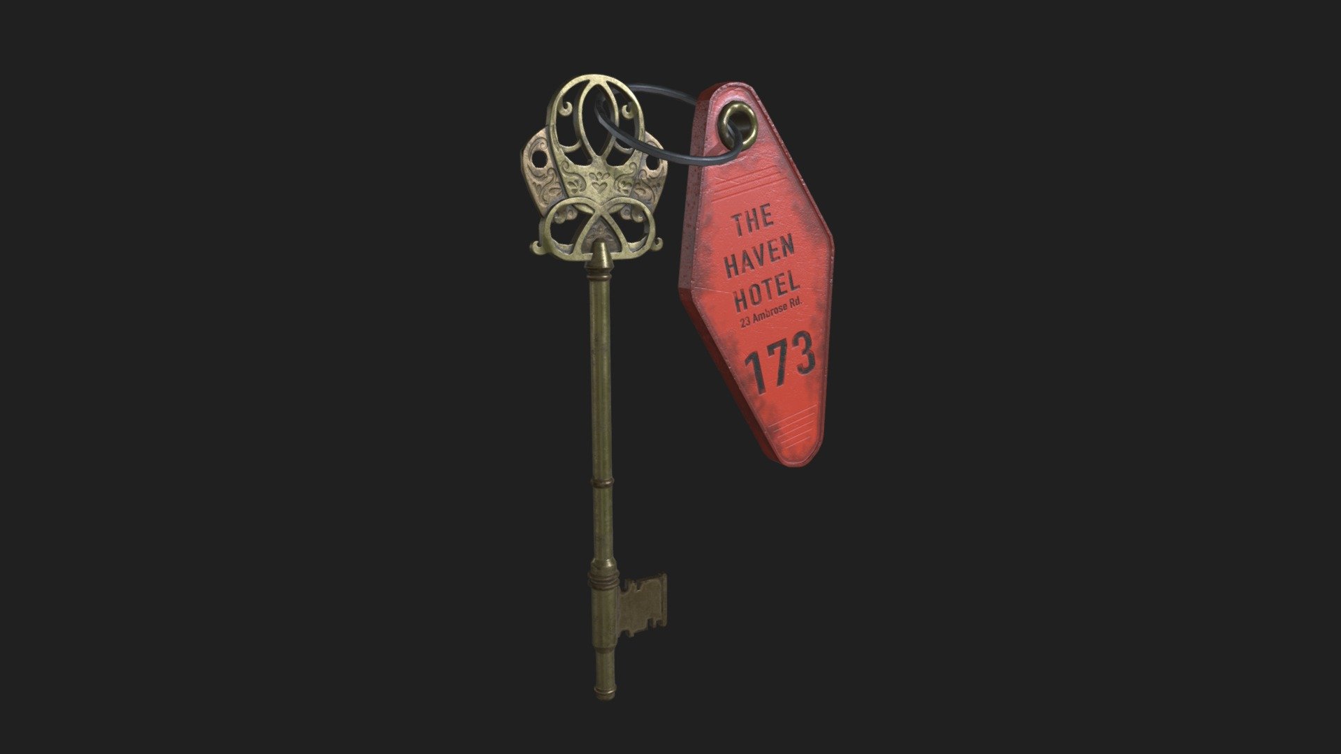 Hotel Room Key - 3D model by eneko.db3 [6ca368a] - Sketchfab
