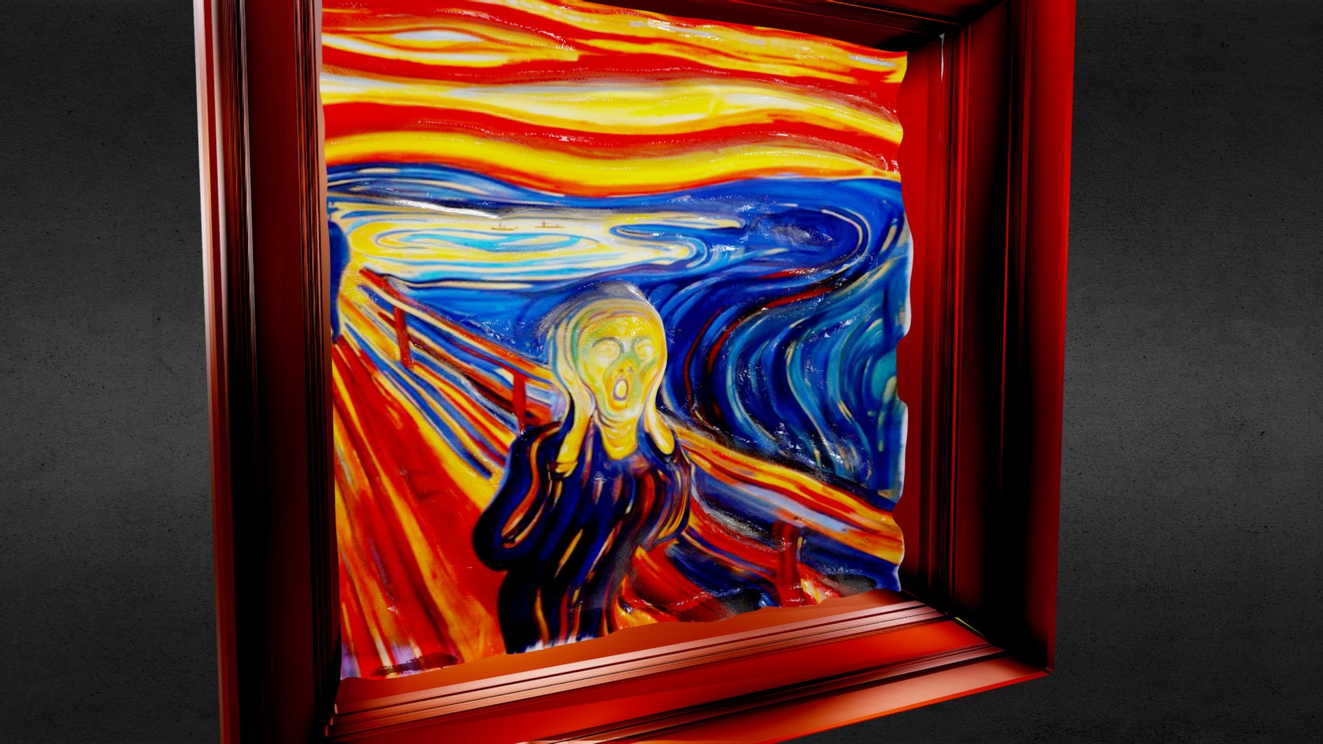 The Scream - Edvard Munch Animated - Download Free 3D model by vmmaniac ...
