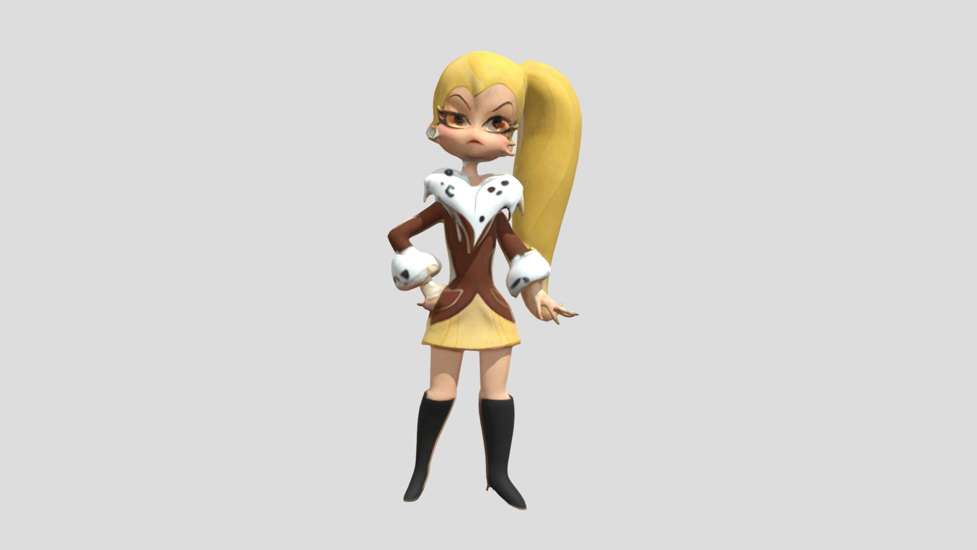 Barbara Minerva (DC Super Hero Girls) - Download Free 3D model by ...