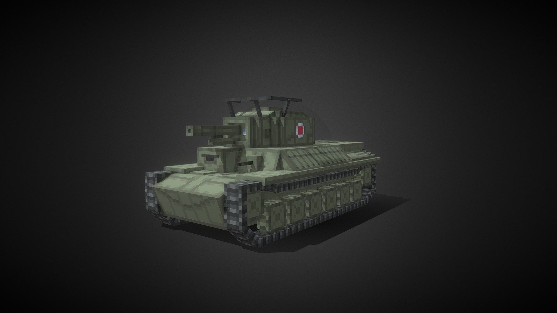 Japan Tank - 3D model by Atesson [6ca7ef6] - Sketchfab