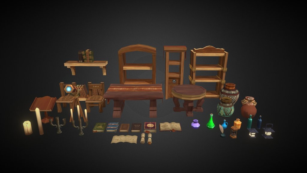 Alchemy - A 3D model collection by Moonshin - Sketchfab