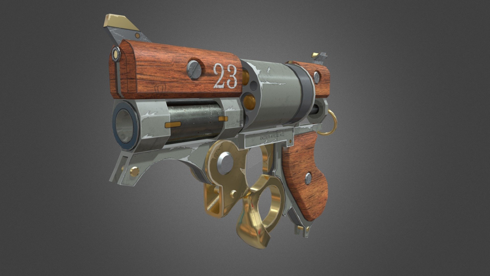 gun - 3D model by enso.garcia.a [6ca905e] - Sketchfab