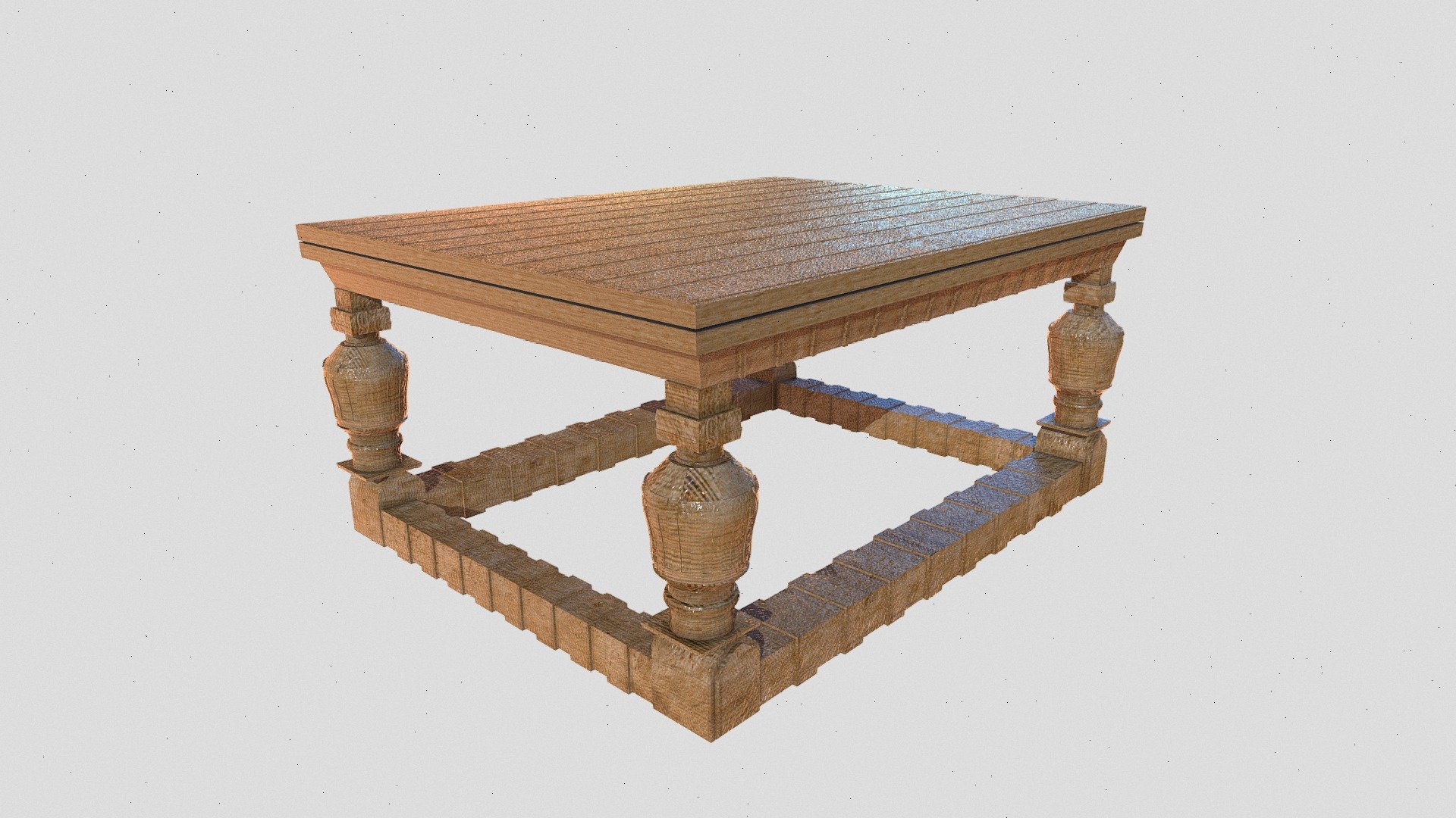 Low Poly Antique Table - Buy Royalty Free 3D model by Hoody468 [6ca92bc ...