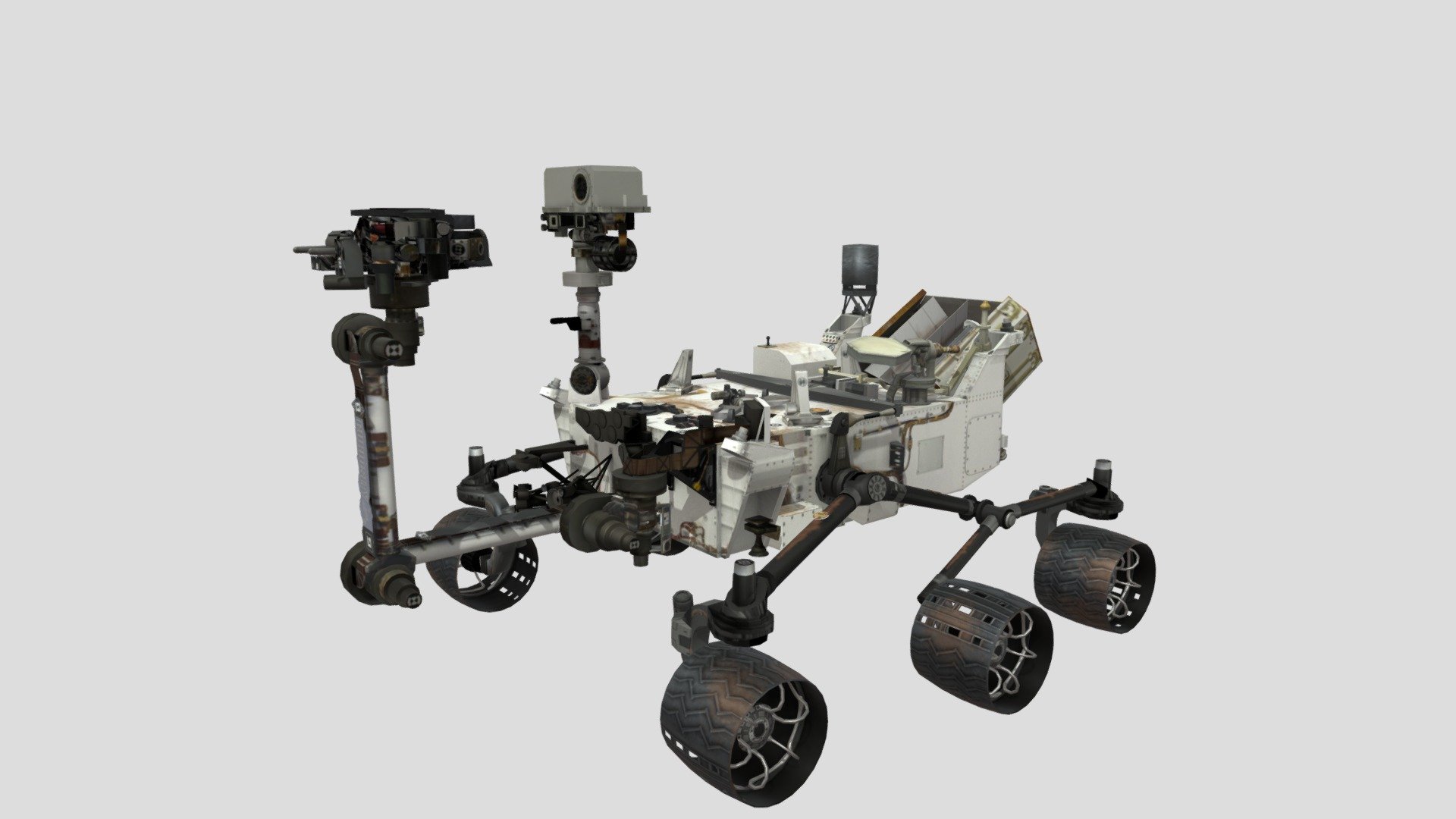 Curiosity Mars rover - Download Free 3D model by Cybertron B-127 (@robo-reboot) [6cab1b0 ...