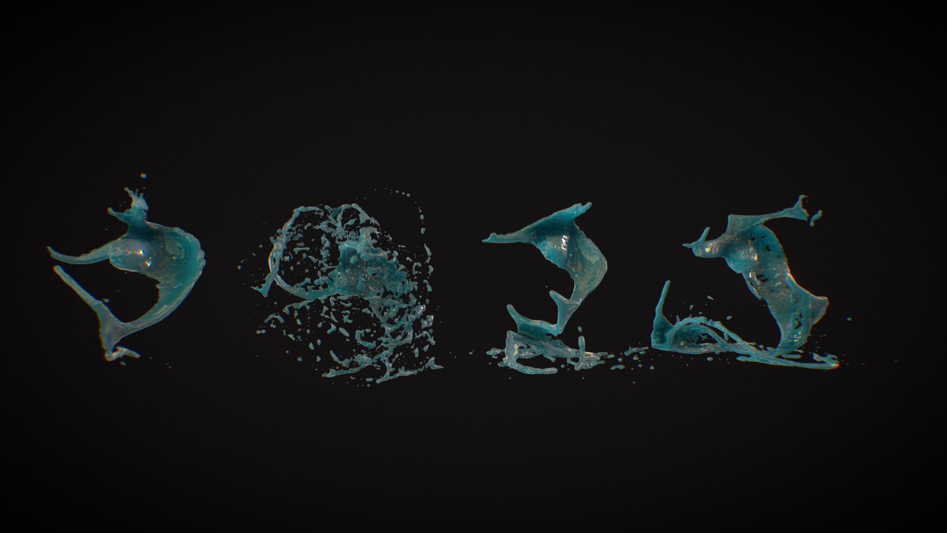 RANDOM FLUID SPLASH SET 6 - Buy Royalty Free 3D model by UJJWAL CHAUHAN ...