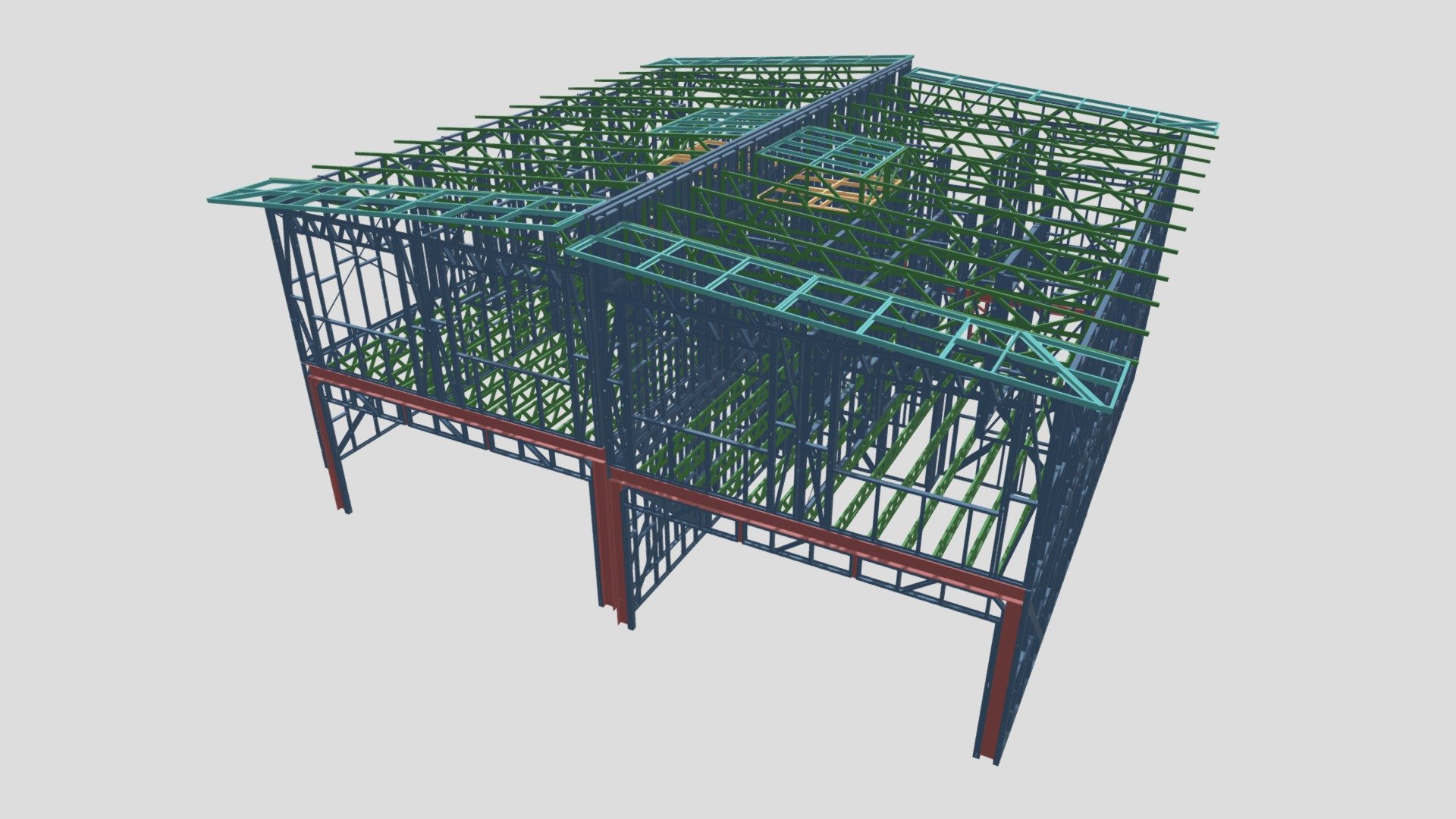 5373 - Building 8 - Full Model - 3D model by Australian Framing ...