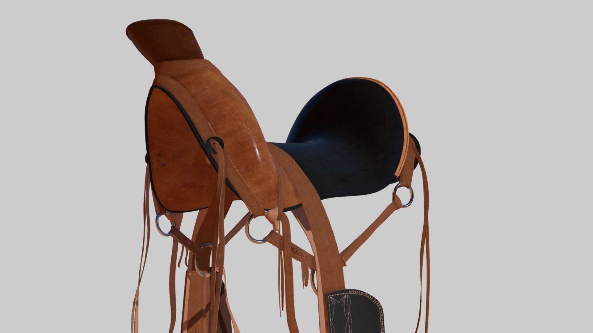 Western Saddle - Buy Royalty Free 3D model by Kollapse3D [6cad9a0 ...