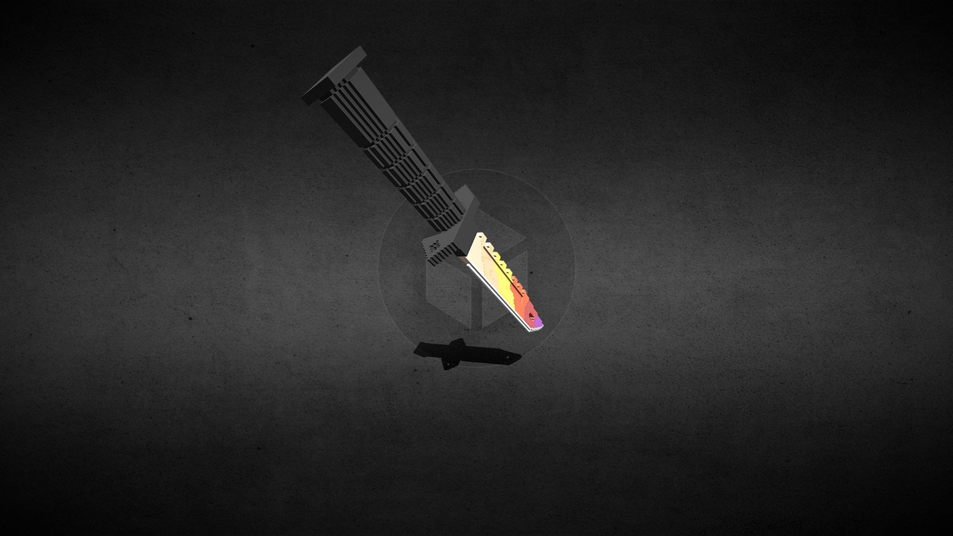 Bayonet M9 | Fade - Cubik Studio - 3D model by wayne87060271 [6cae6fd ...