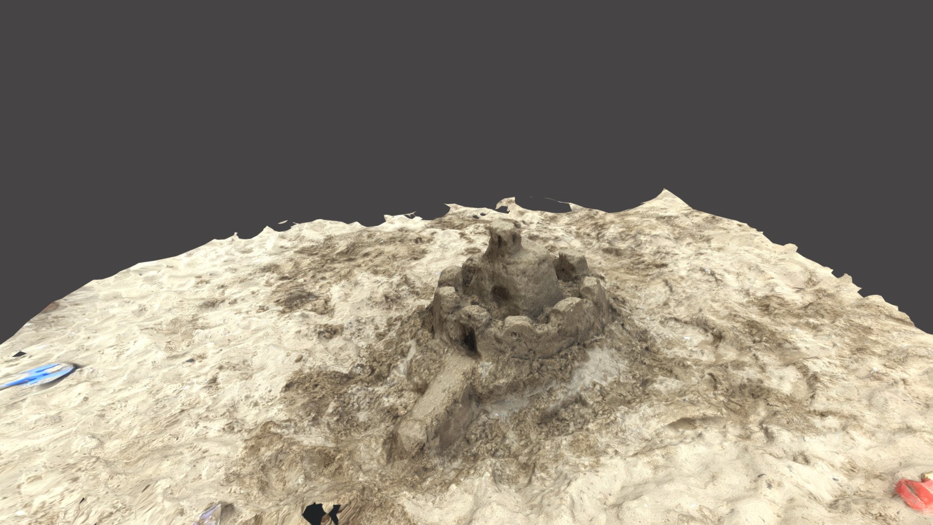 Sandcastle - Download Free 3D model by abroun [6caef62] - Sketchfab