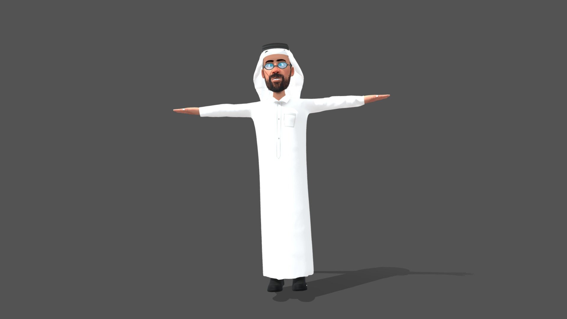 arab_man - 3D model by sMs (@sultanalsubiei) [6caf428] - Sketchfab