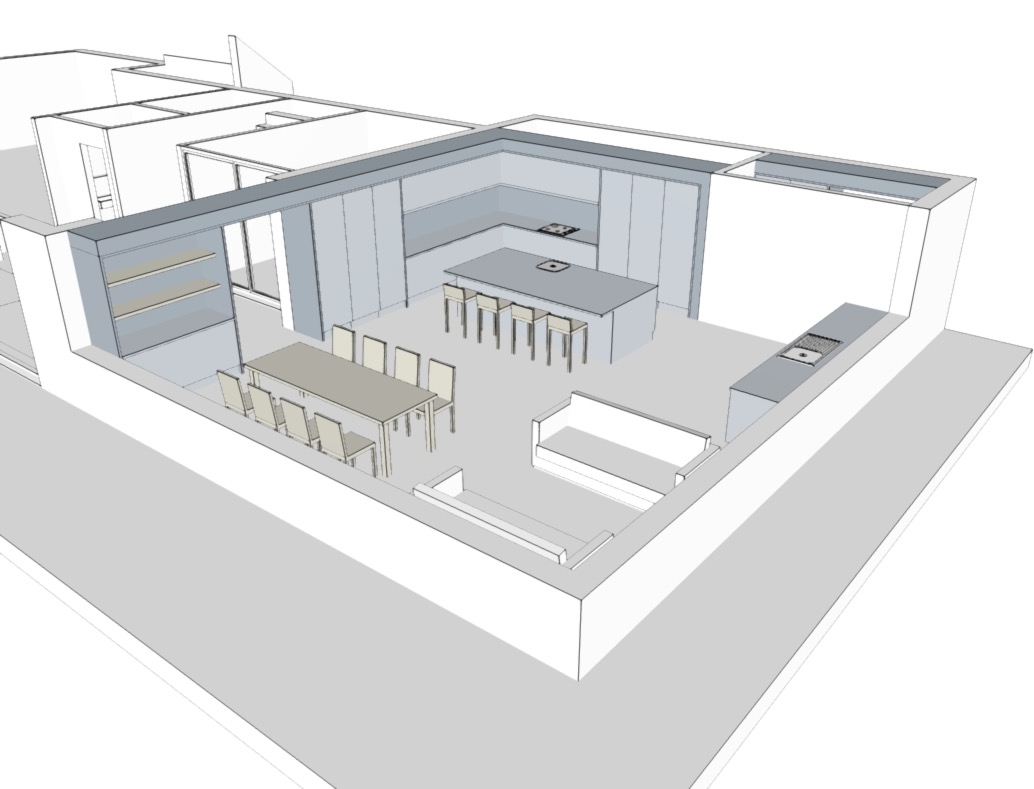 kitchen layout 4 - 3D model by fretwells [6cb0109] - Sketchfab