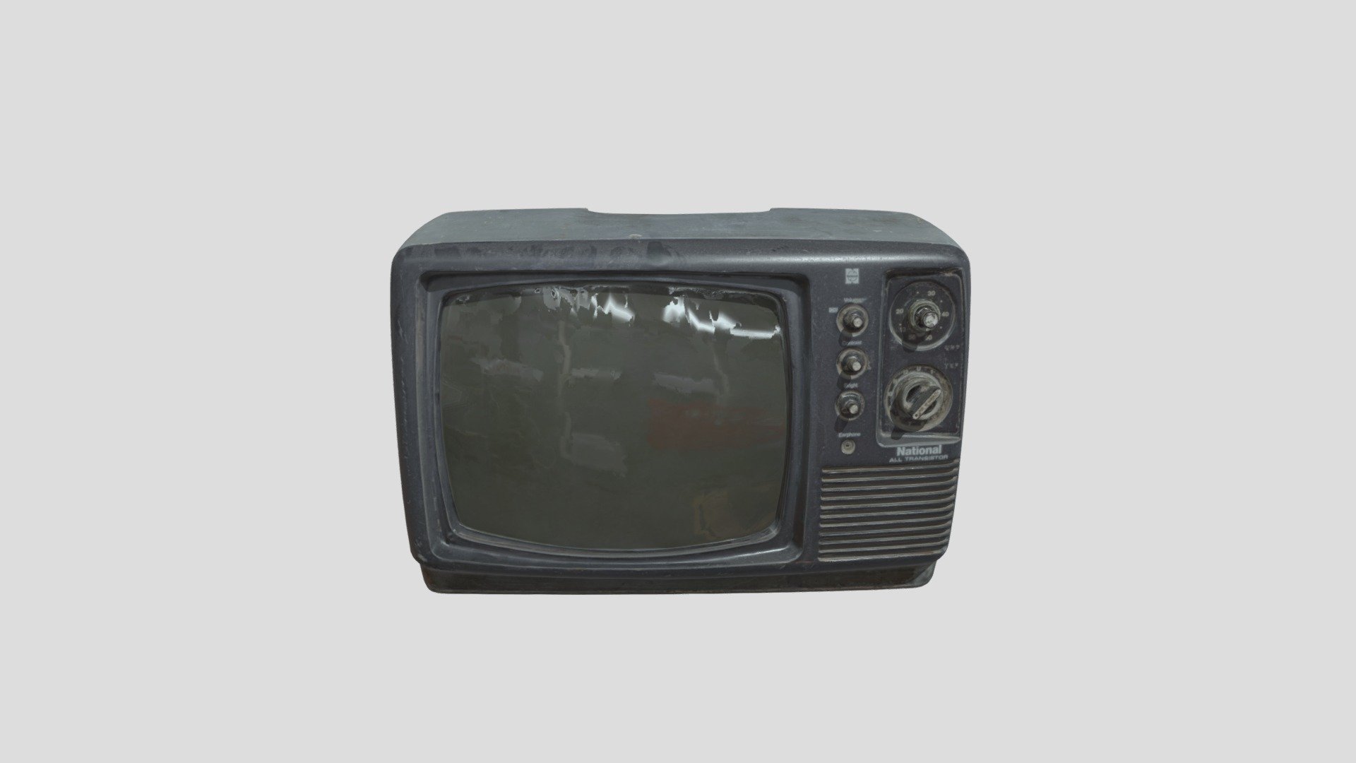 Retro TV Set - Download Free 3D model by MinFeng (@chutung.byco ...