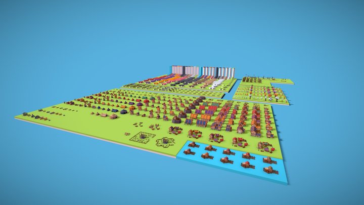 Level-building 3D models - Sketchfab