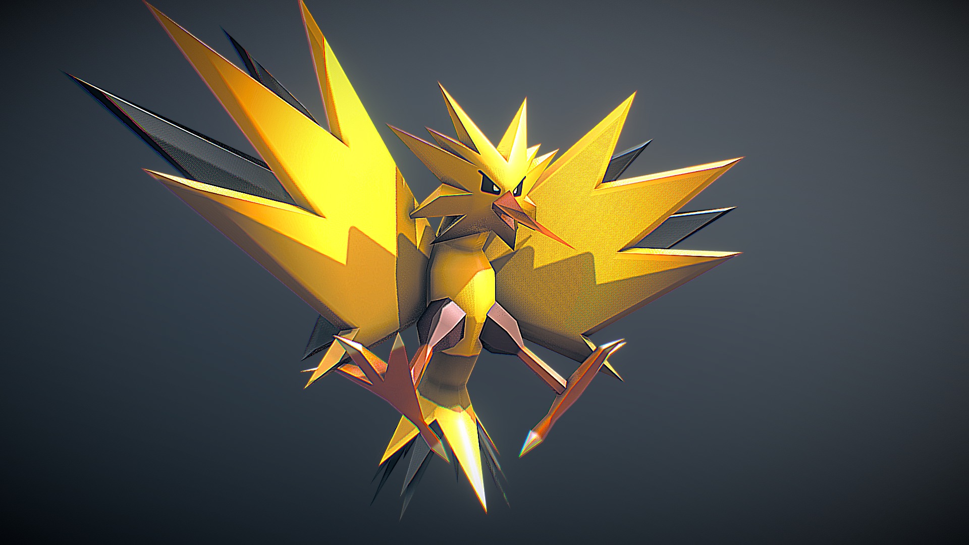 M Zapdos - 3D model by lukepham-holmesglen [6cb0f63] - Sketchfab