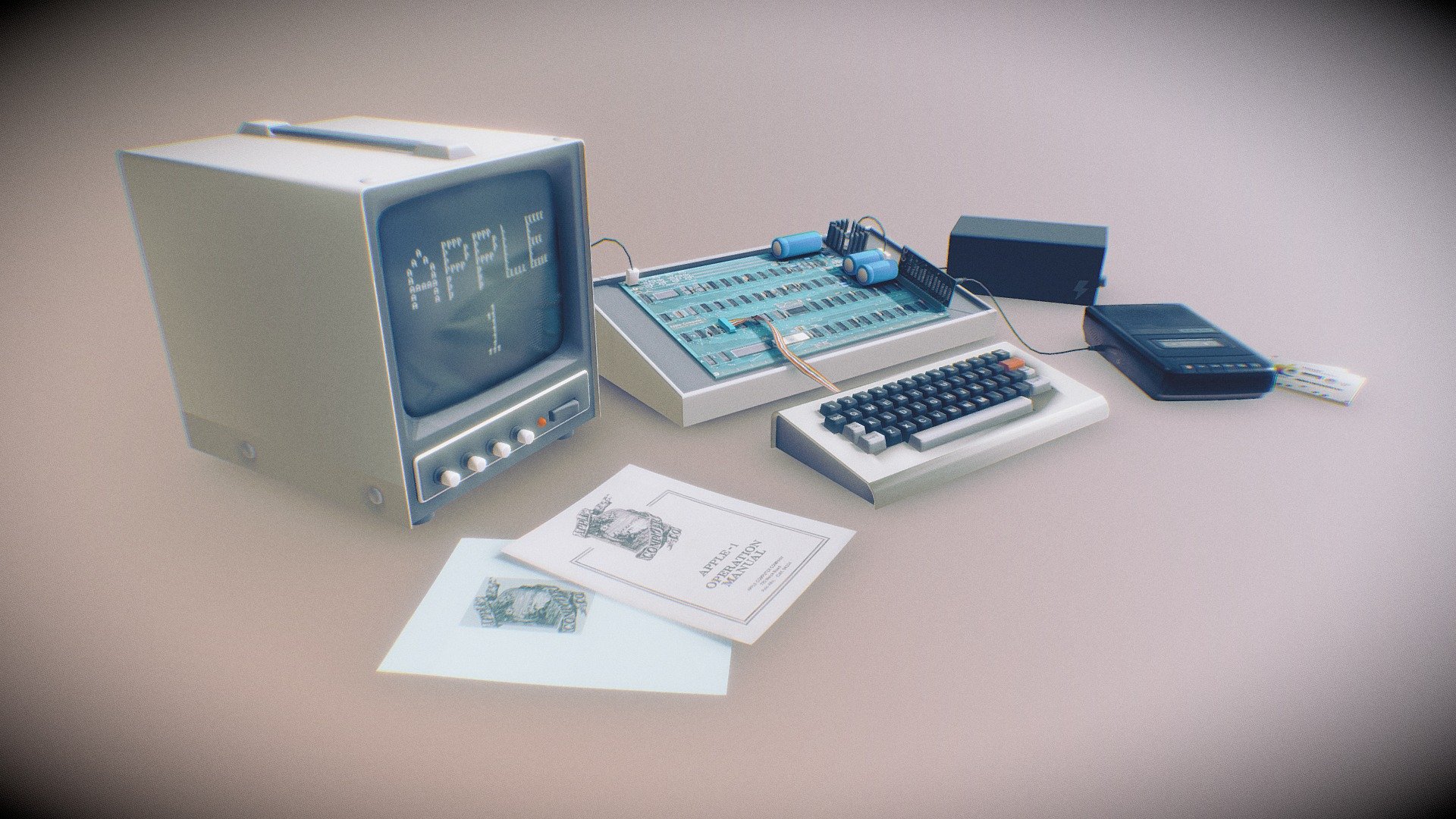 Apple I - Download Free 3D model by dnslv (@deny.s.trevisan) [6cb24f6 ...