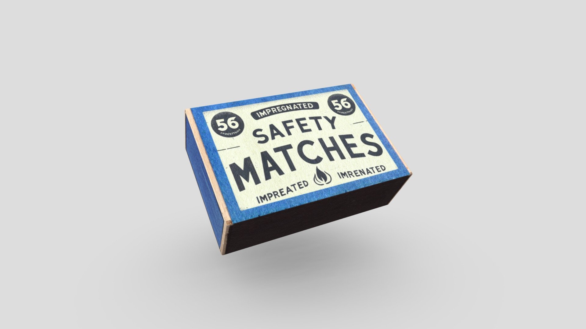 CC0 - Match Box - Download Free 3D model by plaggy [6cb32ec] - Sketchfab