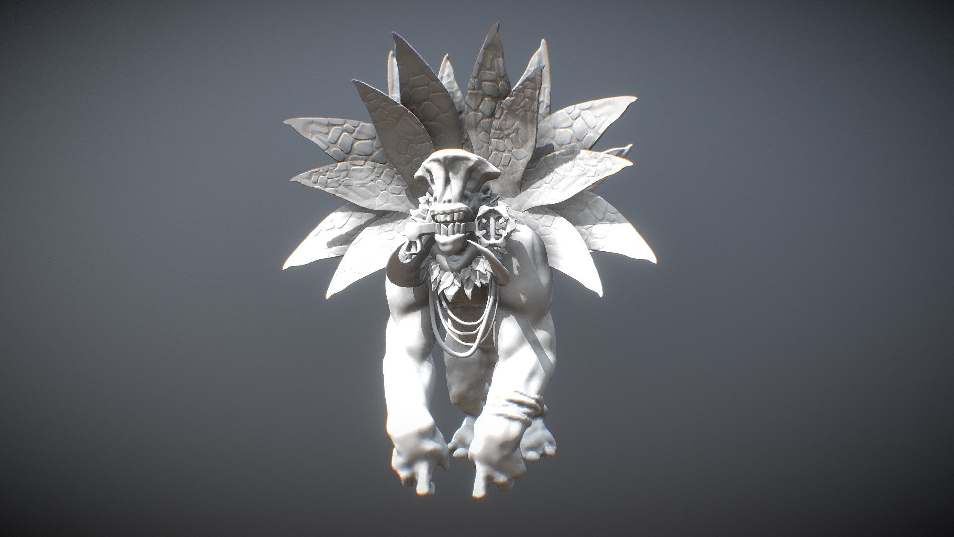 Gamos Monkey King - GODS ANIMALS - 3D model by D.A-Choubakart [6cb33a7 ...