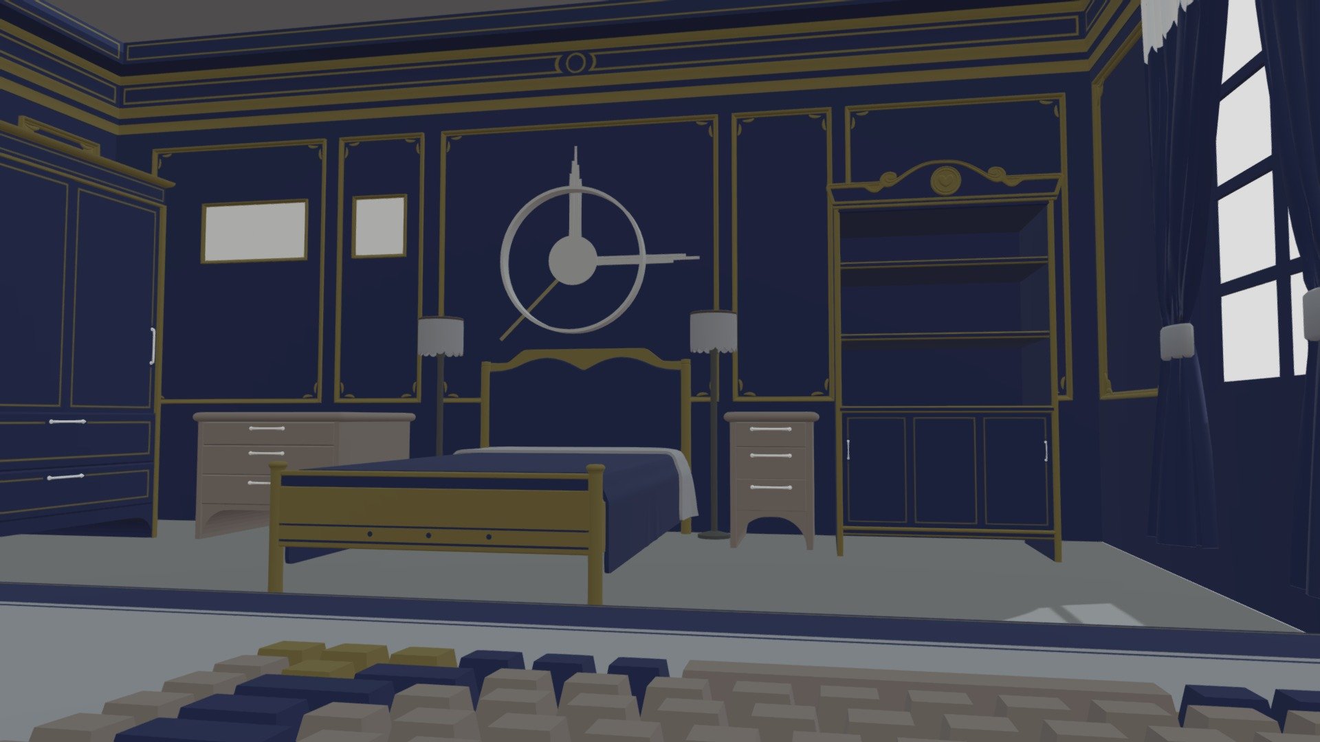 Hololive Kronii Bedroom - 3D model by InoXtiC [6cb8160] - Sketchfab