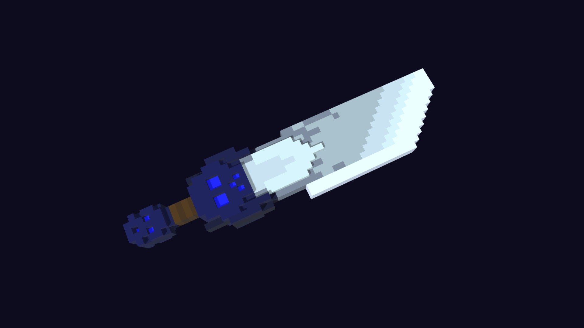 Voxel Weapons Sword 4 - 3D Lowpoly Model - Buy Royalty Free 3D model by ...