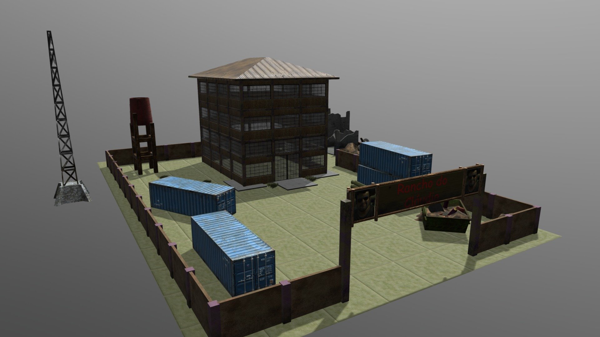 Junkyard - 3D model by Toigo (@gtoigod) [6cbb7a2] - Sketchfab