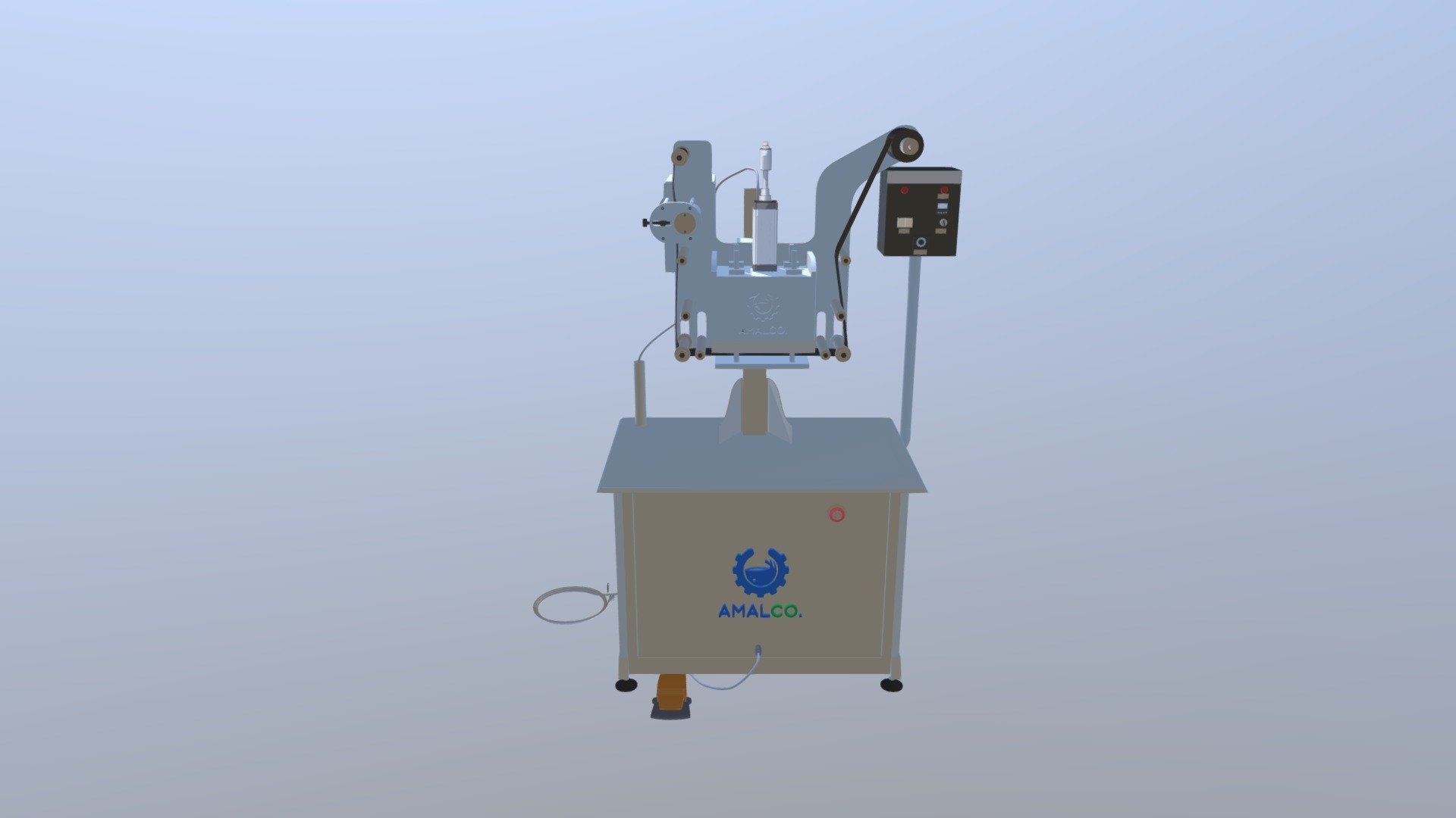 Semi_Automatic sealing machine - 3D model by amalmachines [6cbba9c ...