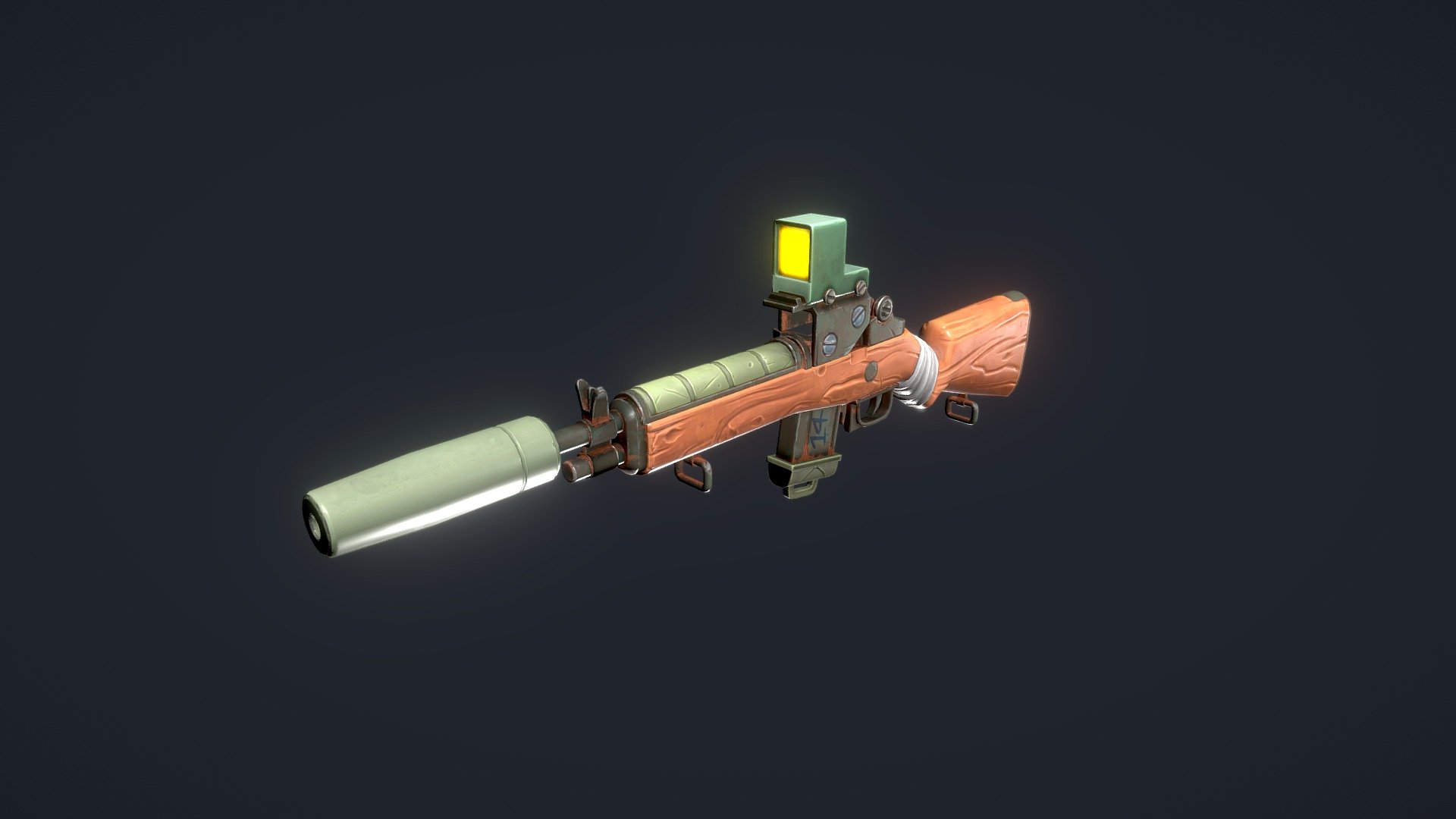 m14_stylized - 3D model by jeon minsu (@goffhakssud) [6cbe124] - Sketchfab