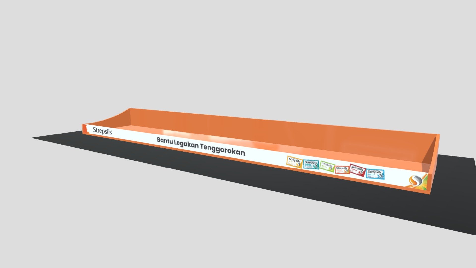 Strepsils Tray Panjang 71x14x5cm - Versi 2 - 3D model by aliven ...