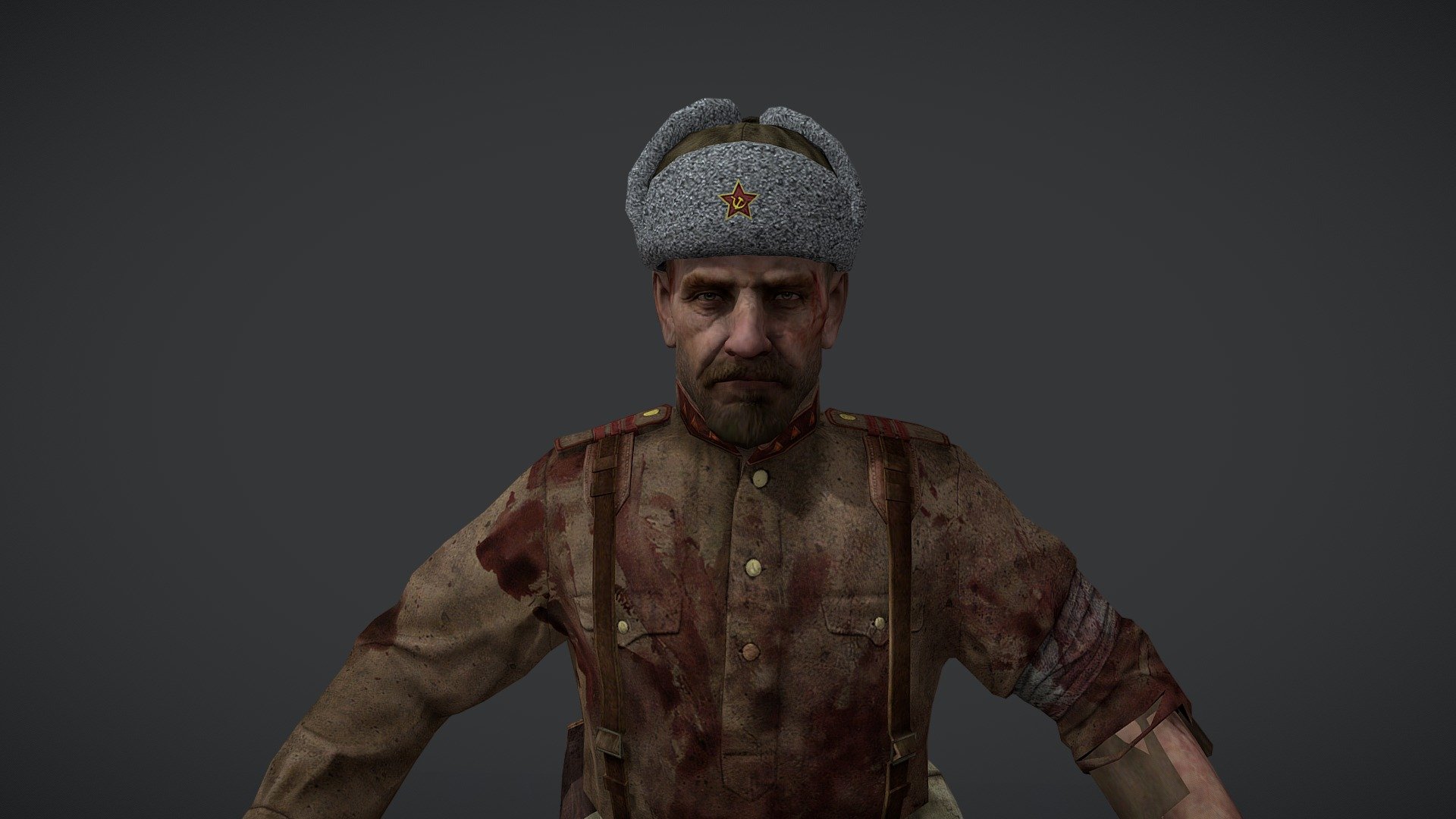 Reznov [Wounded] - Call of Duty: World At War ᴴᴰ - Download Free 3D ...