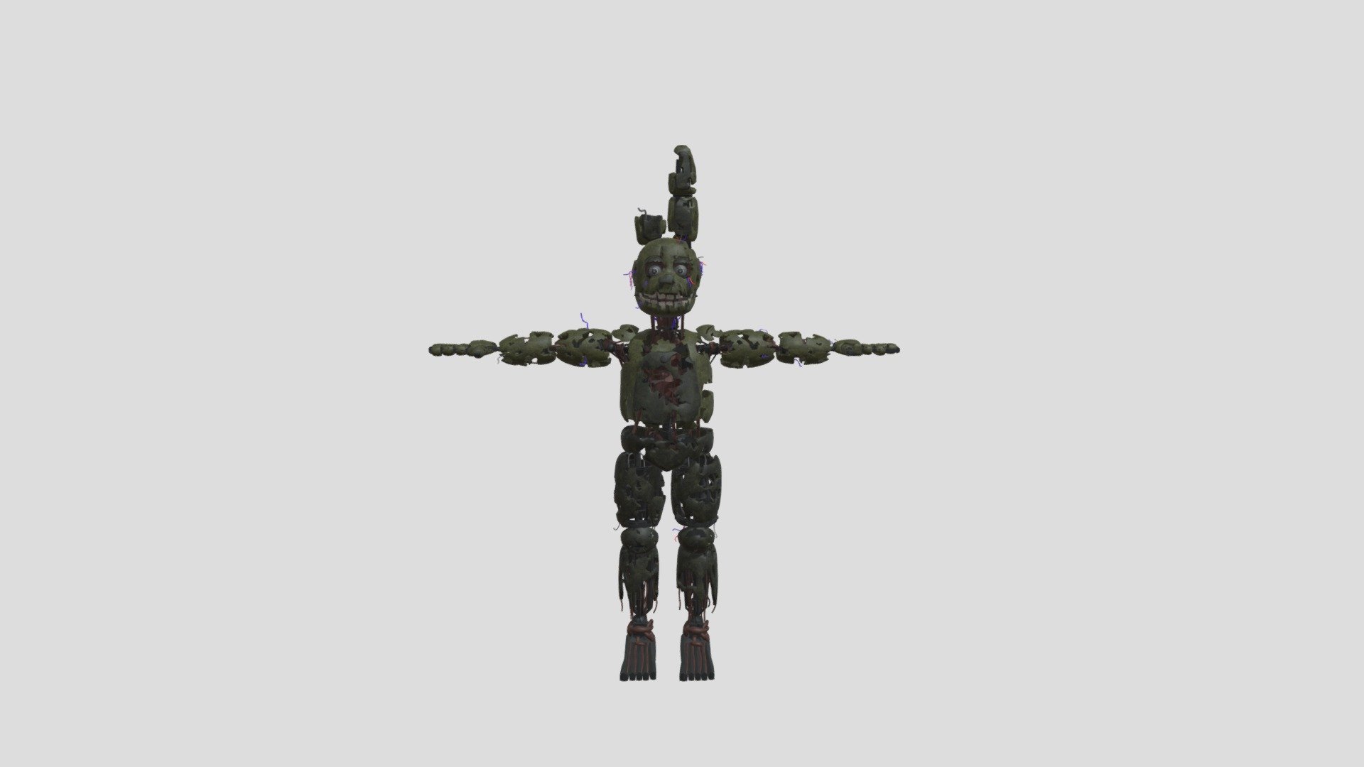 Springtrap - Download Free 3D model by dwall8611 [6cbffad] - Sketchfab