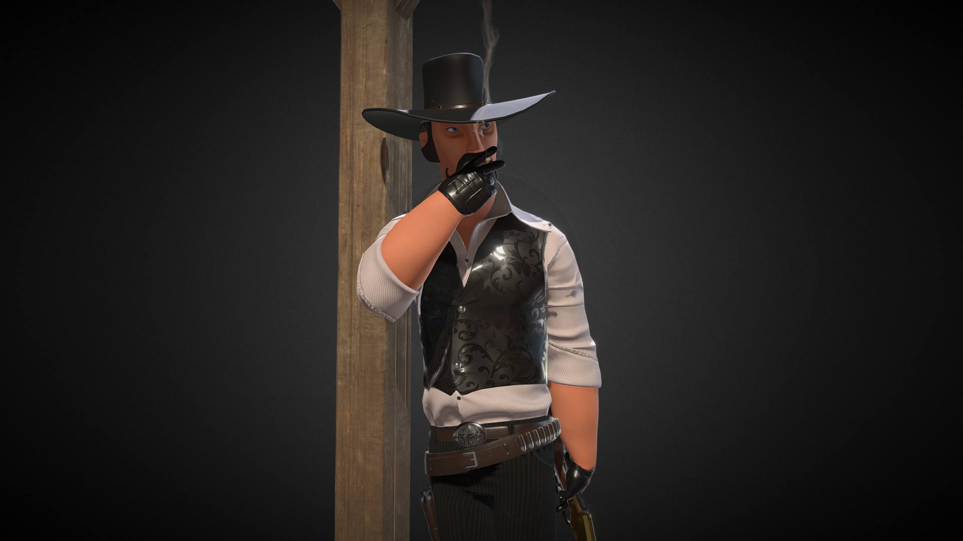 Cawboy - 3D model by draleto [6cc03aa] - Sketchfab