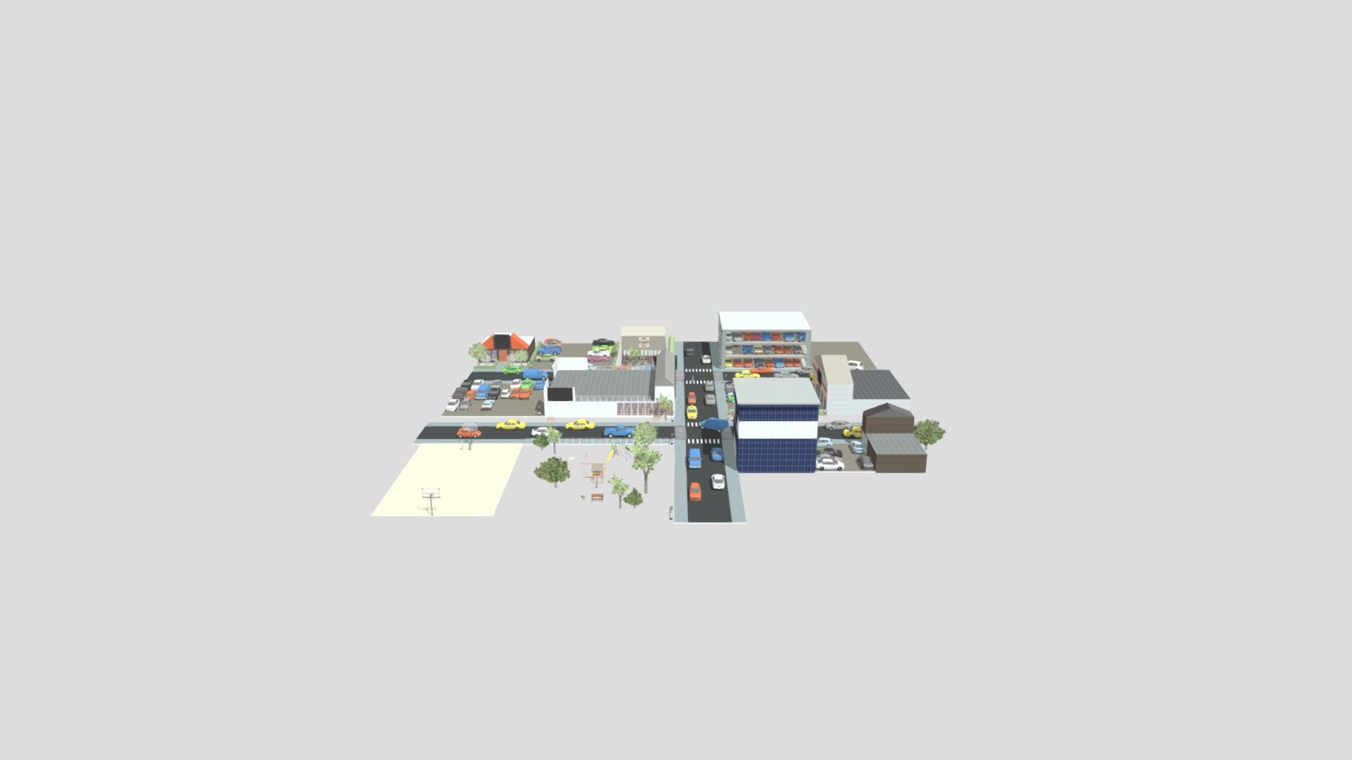 Tiny Town! - Download Free 3D model by Home Design 3D (@homedesign3d ...