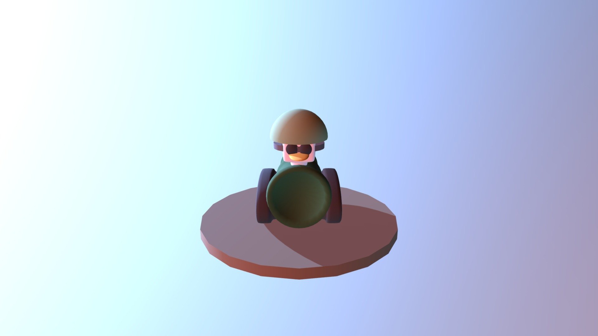 Duck Cannon Ready To Knock Your Block Off - 3D model by petelavadigger ...