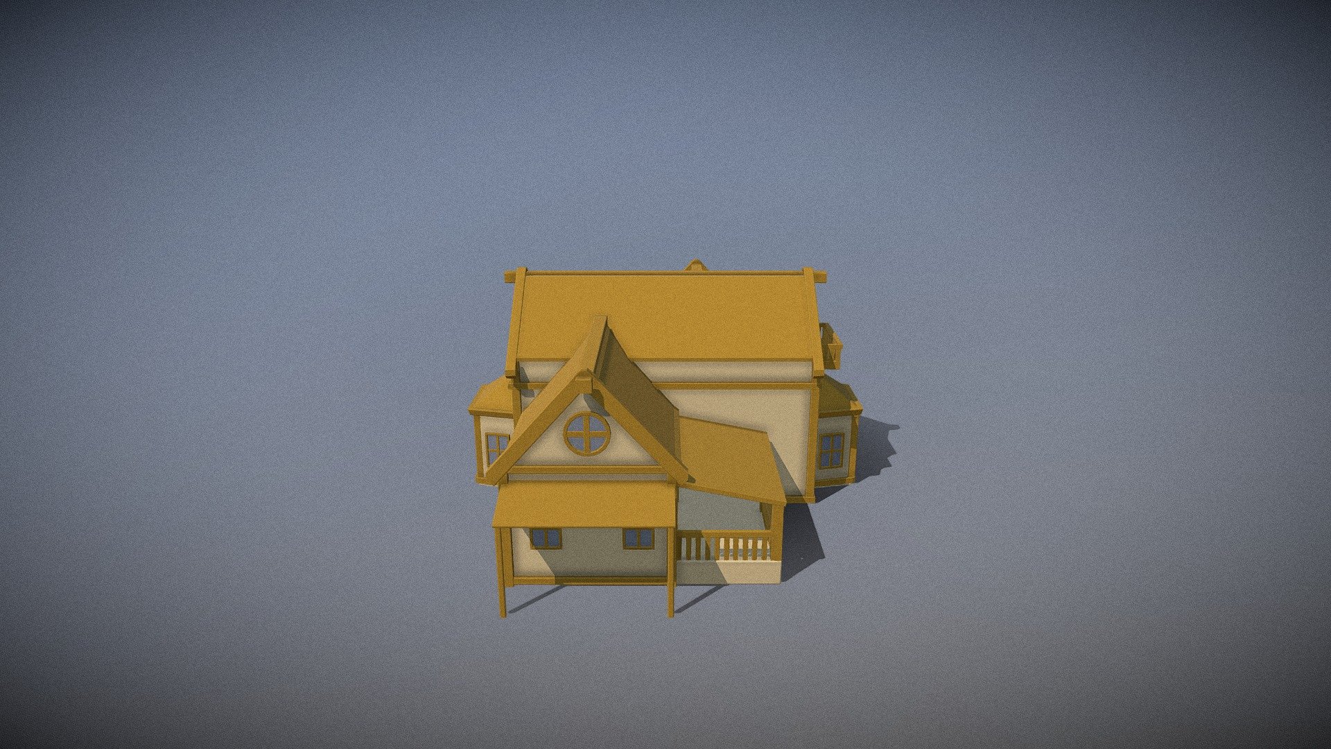Zombie Game House - 3D model by WillemGoos [6cc2b0a] - Sketchfab