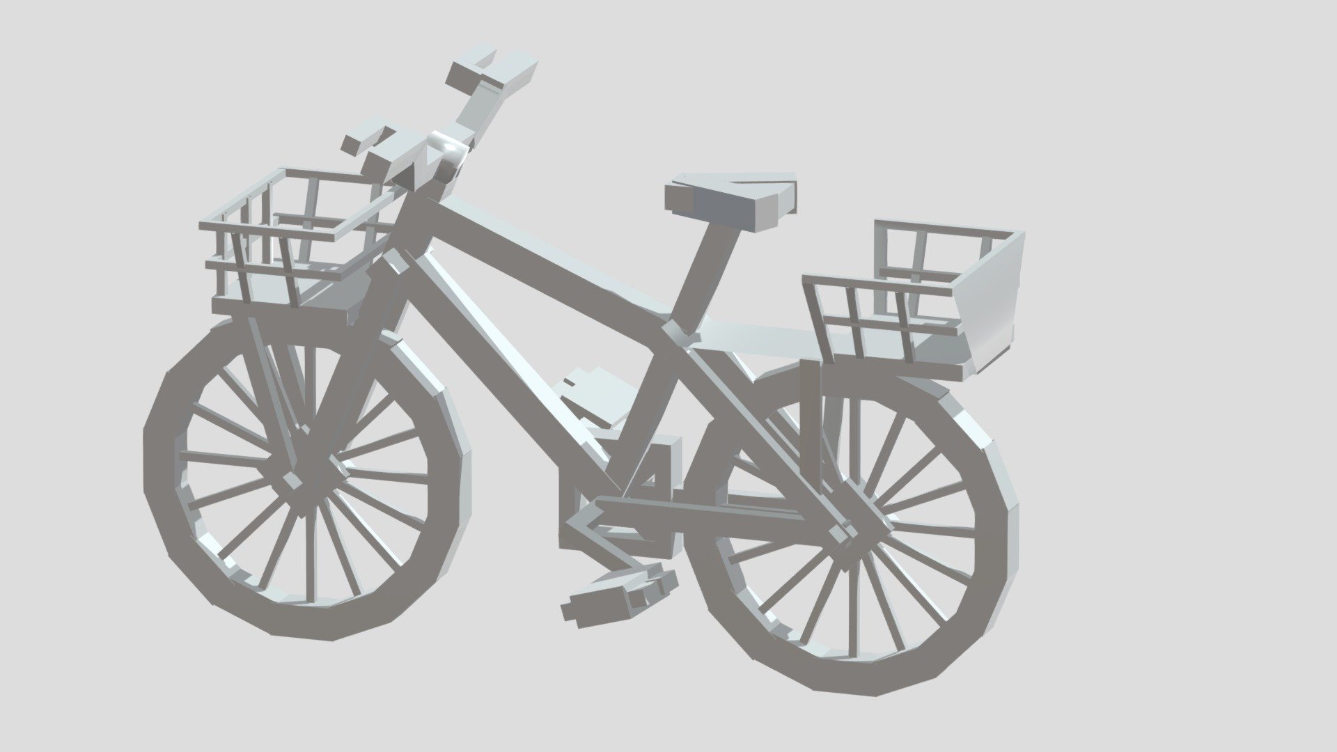 Bicycle FREE 3D Model for Blender OBJ - Download Free 3D model by ...