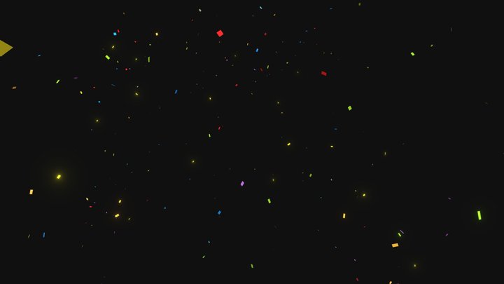 Confetti 3D models - Sketchfab