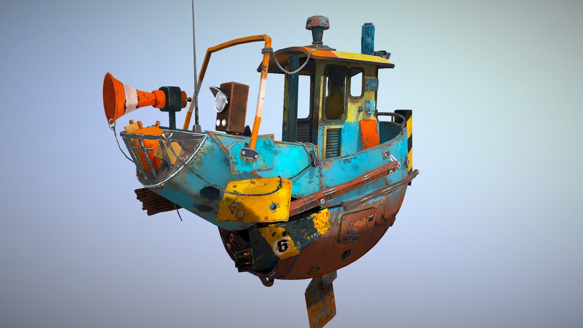 Flying cyber ship - 3D model by igoremba [6cc34c7] - Sketchfab