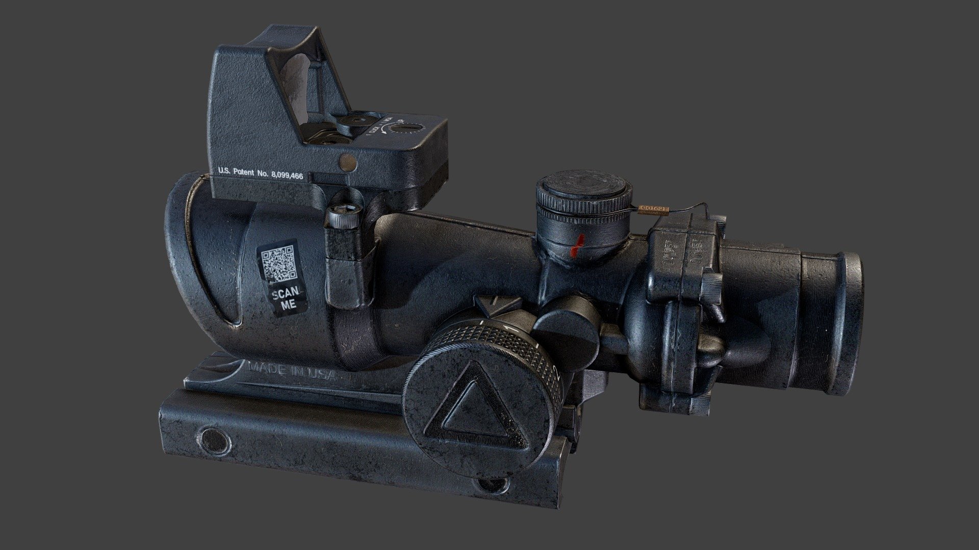 Trijicon ACOG 4x32 - 3D model by Carlos Morales (@carlos.war) [6cc384e ...