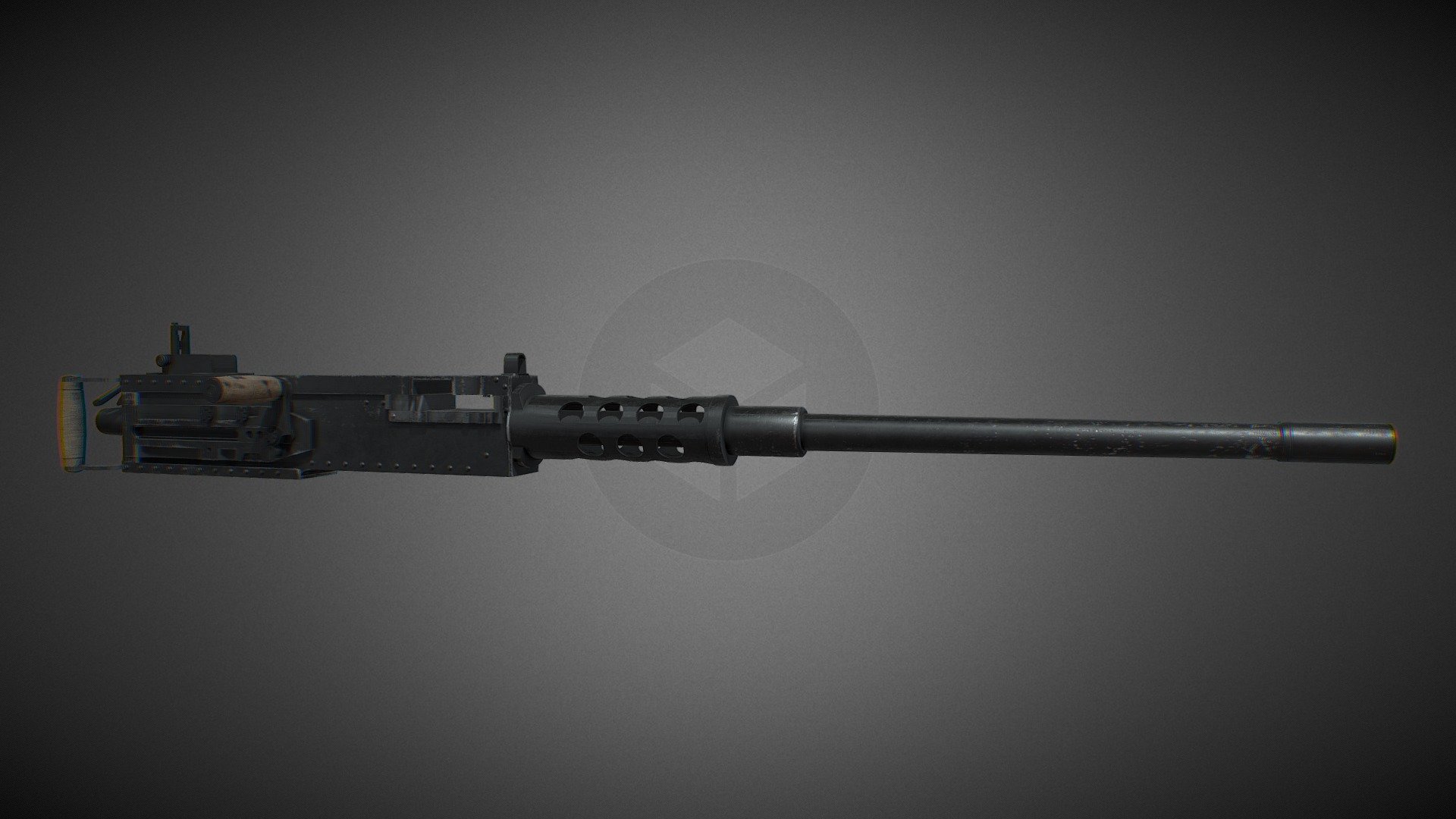 M2 Browning - Download Free 3D model by Tejas V. (@tejasv_) [6cc46ff ...