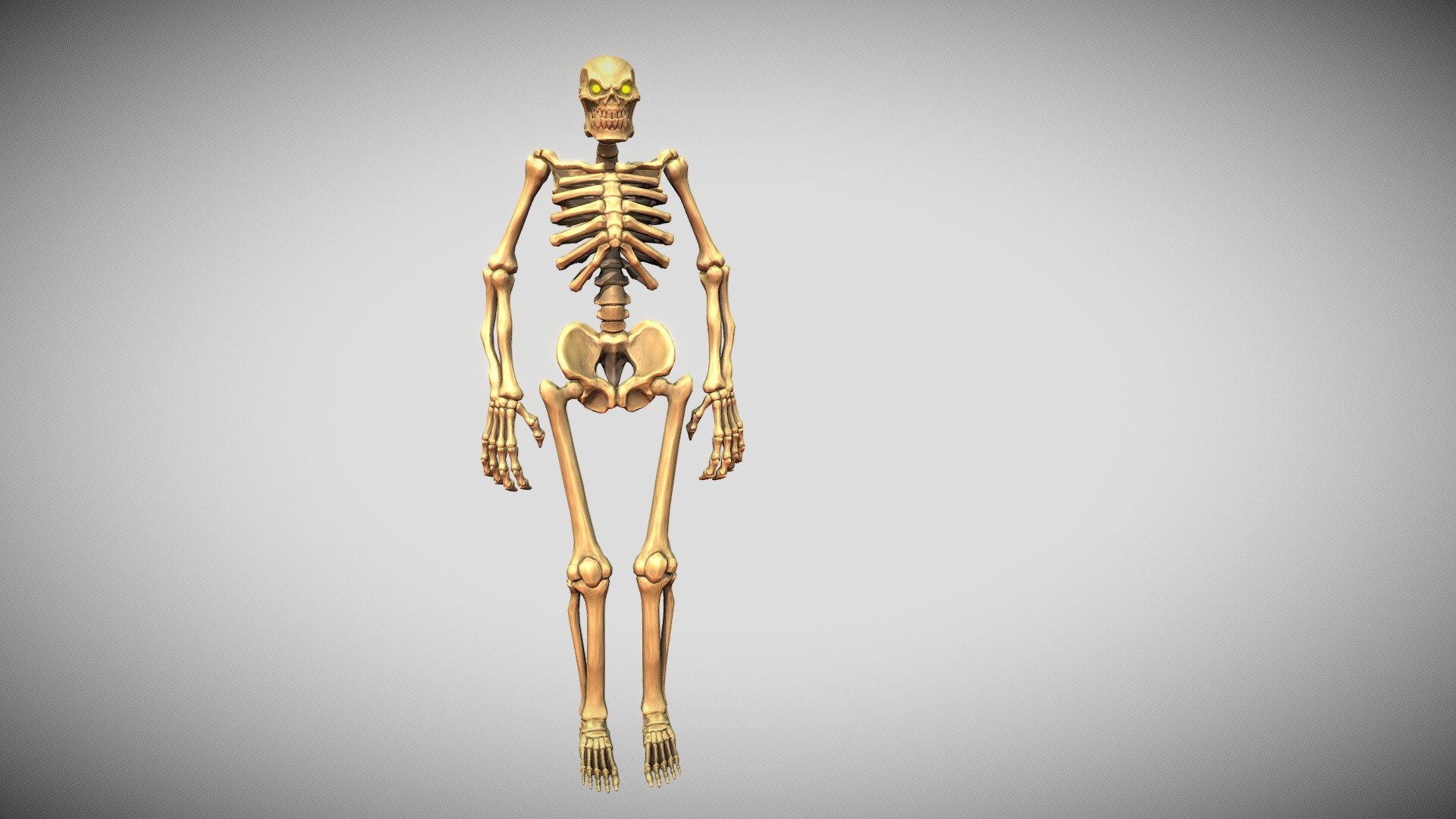 Stylized Skeleton - Buy Royalty Free 3D model by TelergyStudio ...